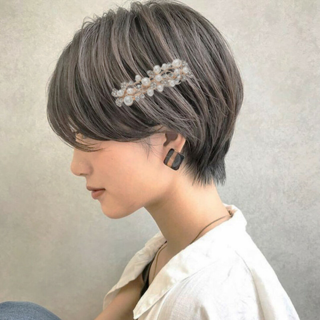 バレッタ 浴衣 ヘアクリップ パール フラワー 髪飾り 結婚式 花 バレッタ 浴衣 ヘアクリップ パール フラワー 髪飾り 結婚式 花