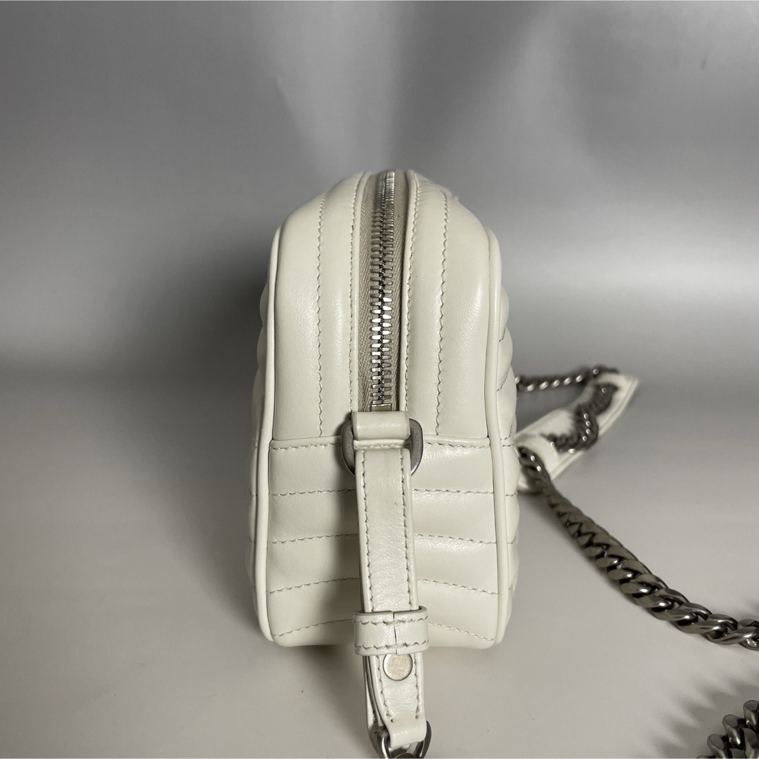 PRADA - Prada 極美品 ダイアグラム チェーン ショルダーバッグ PRADA - Prada 極美品 ダイアグラム チェーン ショルダーバッグ