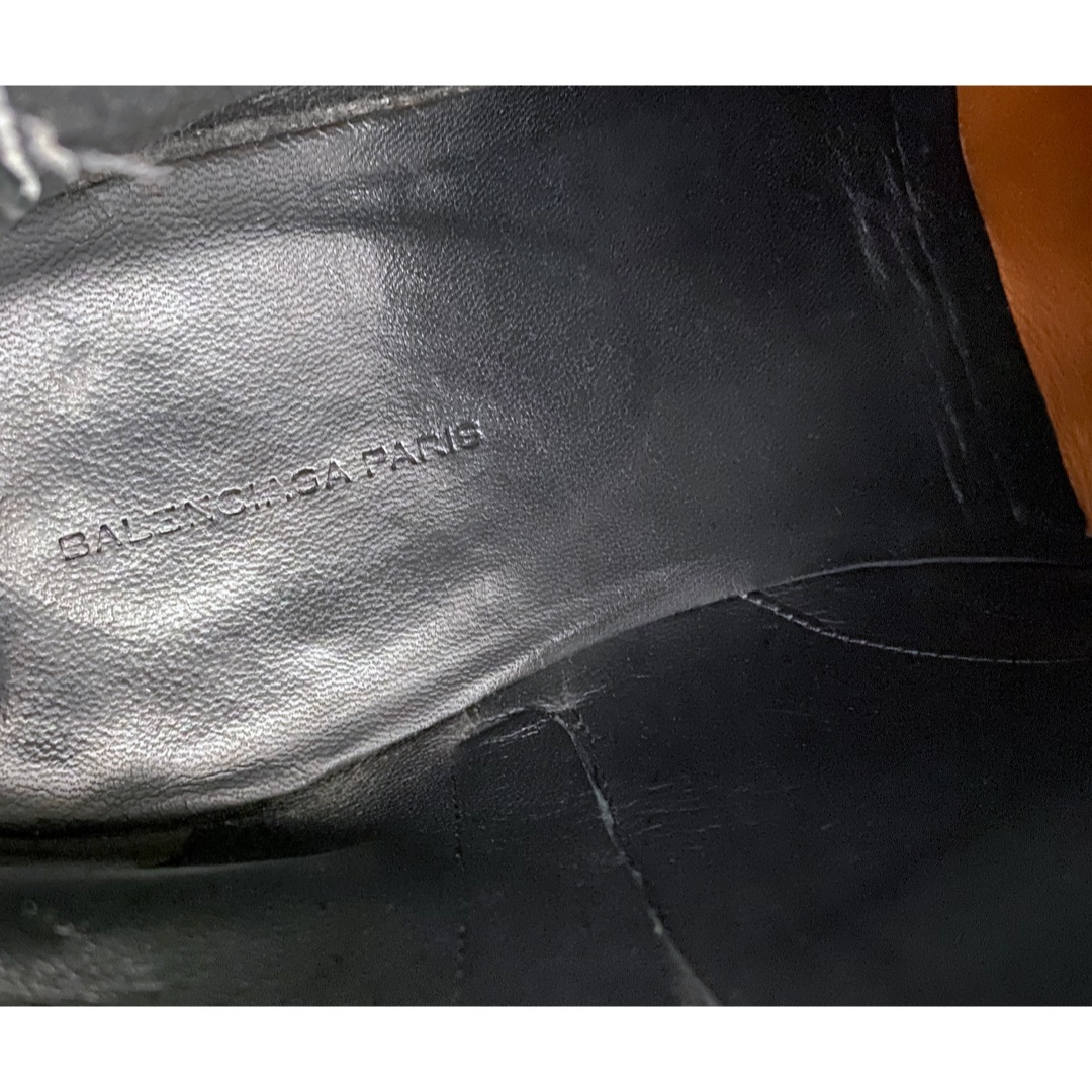 BALENCIAGA - BALENCIAGA レザー チェルシーブーツ サイドジップ BALENCIAGA - BALENCIAGA レザー チェルシーブーツ サイドジップ