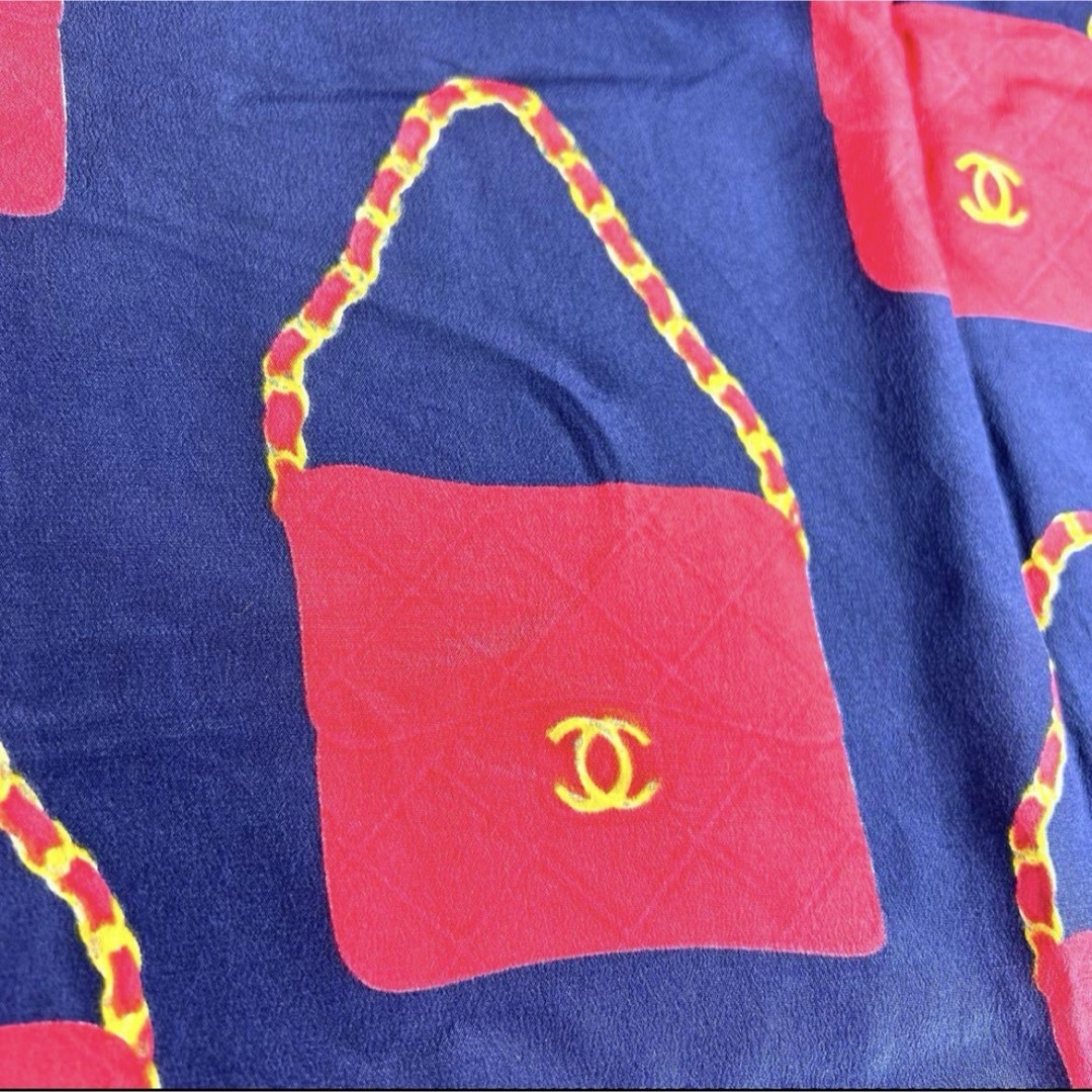 CHANEL - 【希少】シャネル CHANEL スカーフ ショルダーバッグ柄 CHANEL - 【希少】シャネル CHANEL スカーフ ショルダーバッグ柄