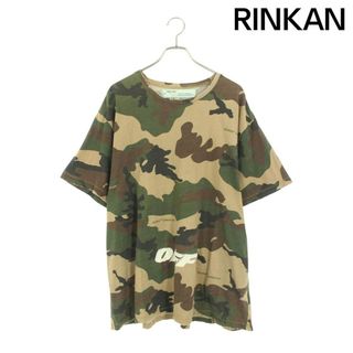Off-White - オフホワイト 18AW OMAA038E18185021 カモフラ柄T Off-White - オフホワイト 18AW OMAA038E18185021 カモフラ柄T