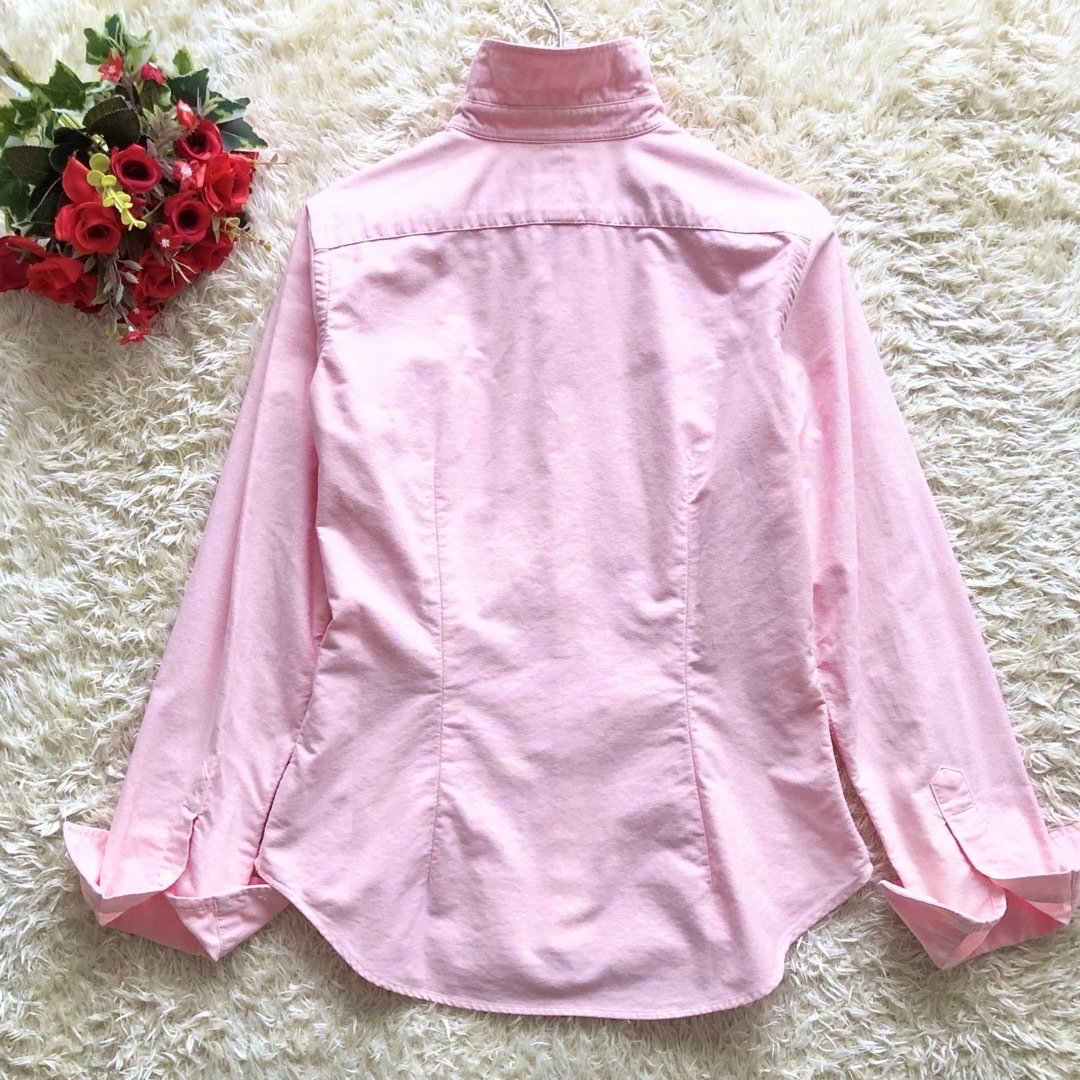 Ralph Lauren - RALPH LAUREN♪ポニー刺繍シャツ ピンク 長袖 L Ralph Lauren - RALPH LAUREN♪ポニー刺繍シャツ ピンク 長袖 L