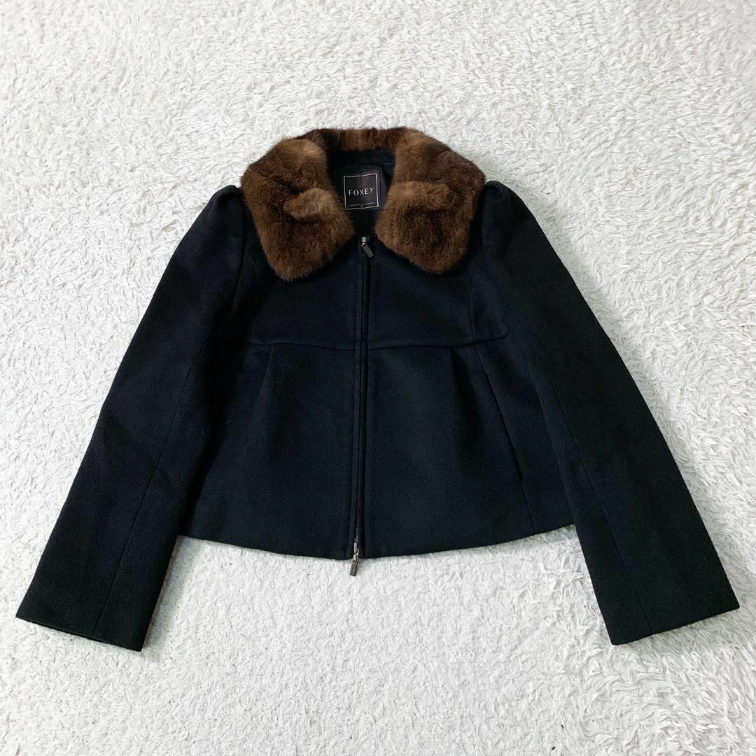 FOXEY - 未使用級 FOXEY フォクシー パウダーショコラ ミンク FOXEY - 未使用級 FOXEY フォクシー パウダーショコラ ミンク