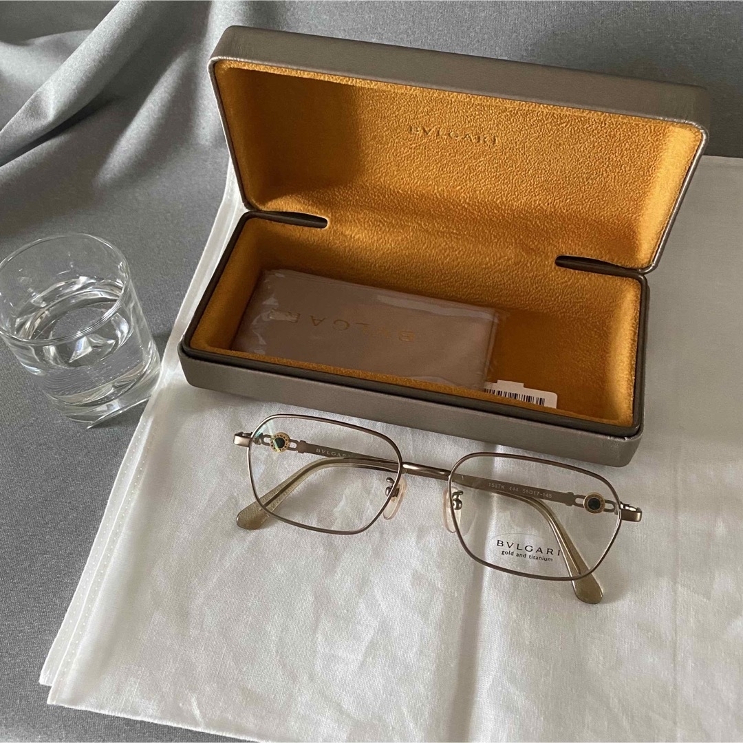 BVLGARI - BV6 新品 BVLGARI ブルガリ メガネ フレーム チタン BVLGARI - BV6 新品 BVLGARI ブルガリ メガネ フレーム チタン
