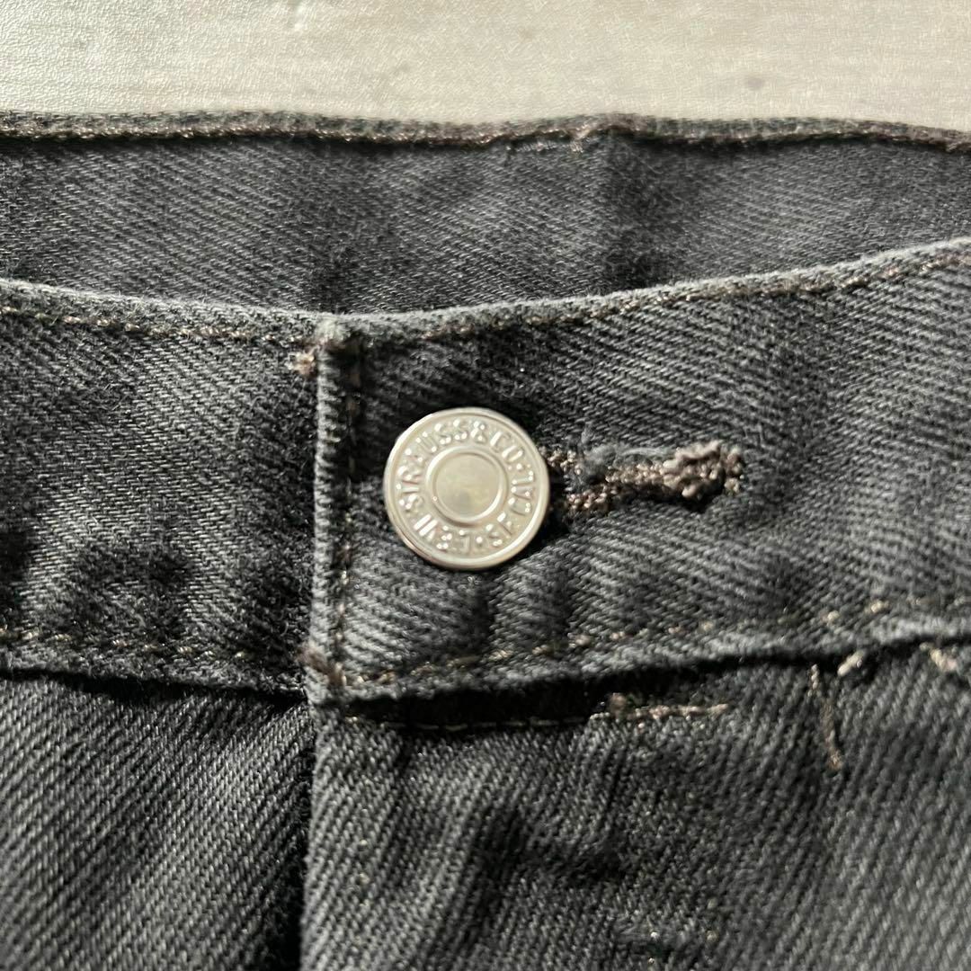 Levi's - 【メキシコ製後染めブラックデニム】Levi'sボタン Levi's - 【メキシコ製後染めブラックデニム】Levi'sボタン
