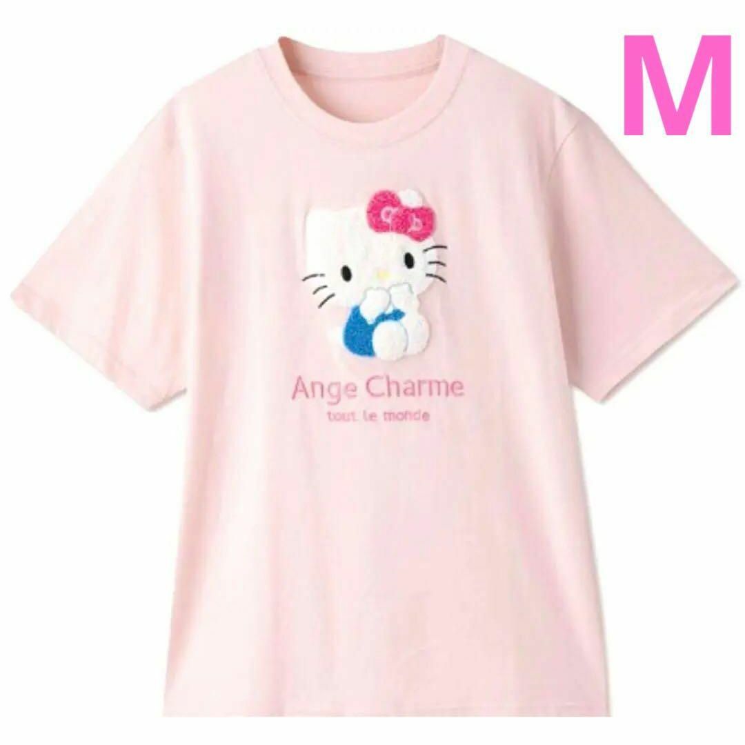新品 キティちゃん 辻希美 コラボ 半袖Tシャツ ピンク色 Mサイズ 新品 キティちゃん 辻希美 コラボ 半袖Tシャツ ピンク色 Mサイズ