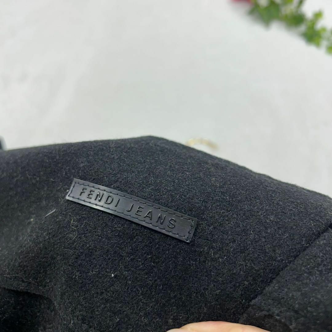 FENDI - F744 M フェンディ スプリングコート ロゴボタン グレー FENDI - F744 M フェンディ スプリングコート ロゴボタン グレー