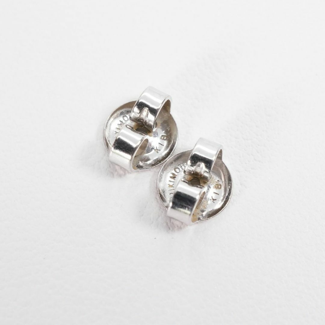 MIKIMOTO - ミキモト ハート K18WG パール ピアス MIKIMOTO /24 MIKIMOTO - ミキモト ハート K18WG パール ピアス MIKIMOTO /24