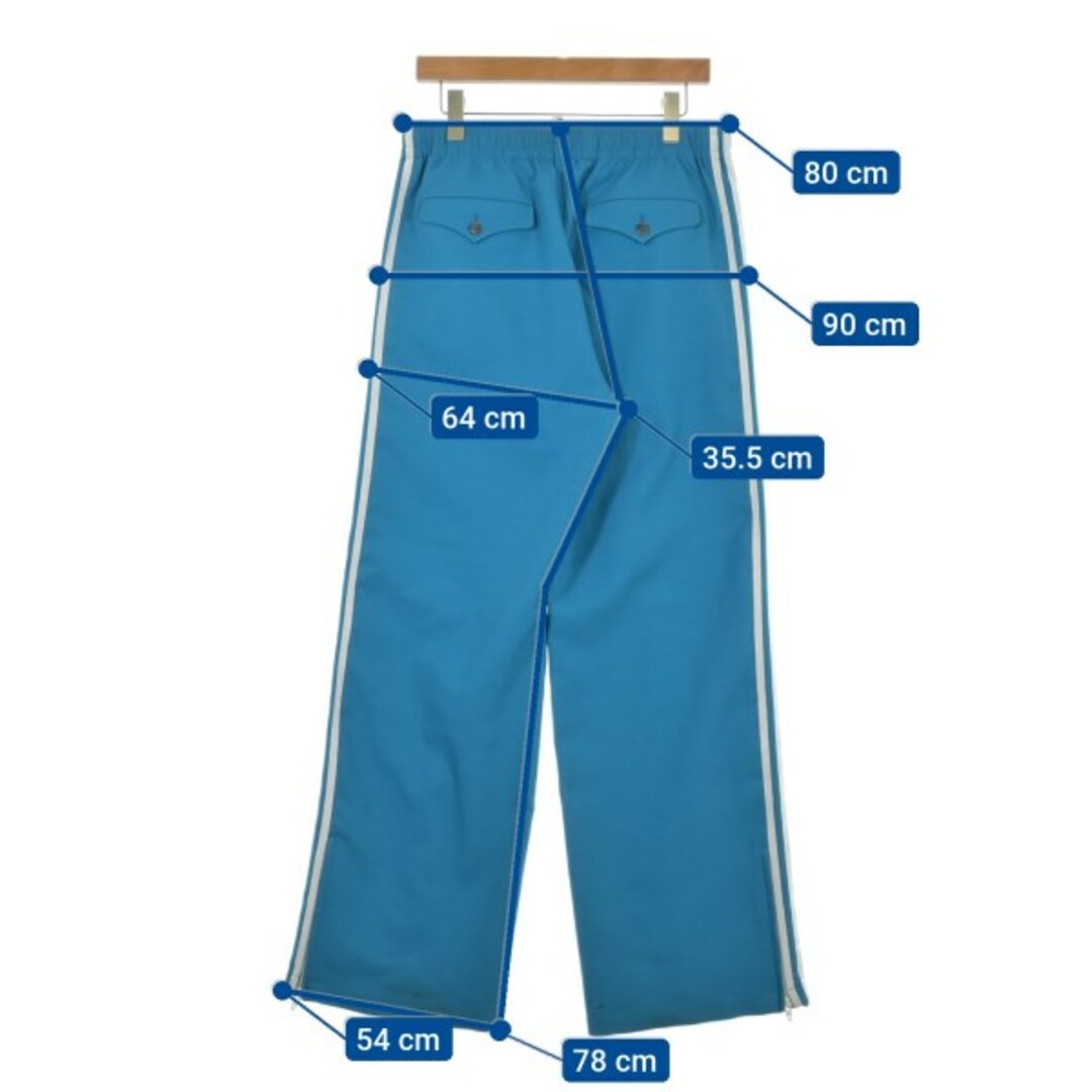 GUCCI - GUCCI グッチ パンツ(その他) 48(L位) 青x白 【古着 GUCCI - GUCCI グッチ パンツ(その他) 48(L位) 青x白 【古着