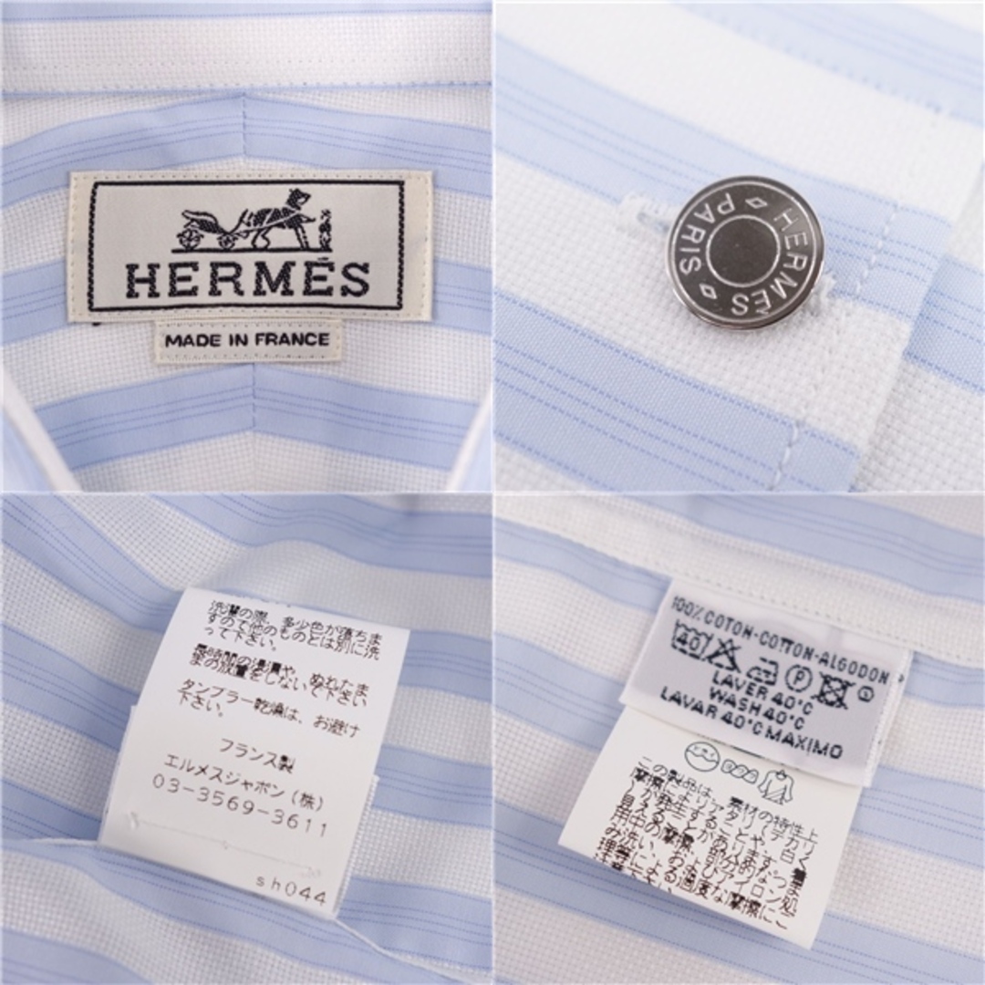 HERMES - 未使用 エルメス HERMES シャツ ロングスリーブ 長袖 HERMES - 未使用 エルメス HERMES シャツ ロングスリーブ 長袖