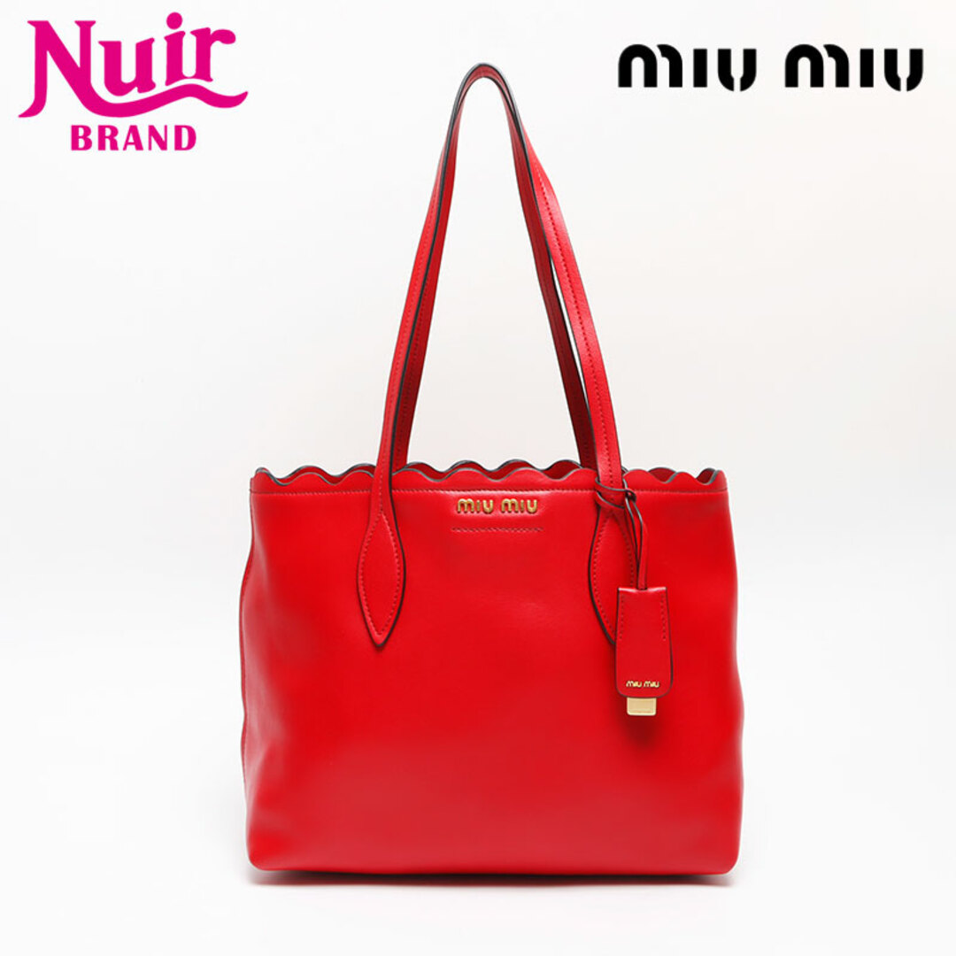 MIU MIU - ミュウ ミュウ Miu Miu フラワー 5BG054 レザー MIU MIU - ミュウ ミュウ Miu Miu フラワー 5BG054 レザー
