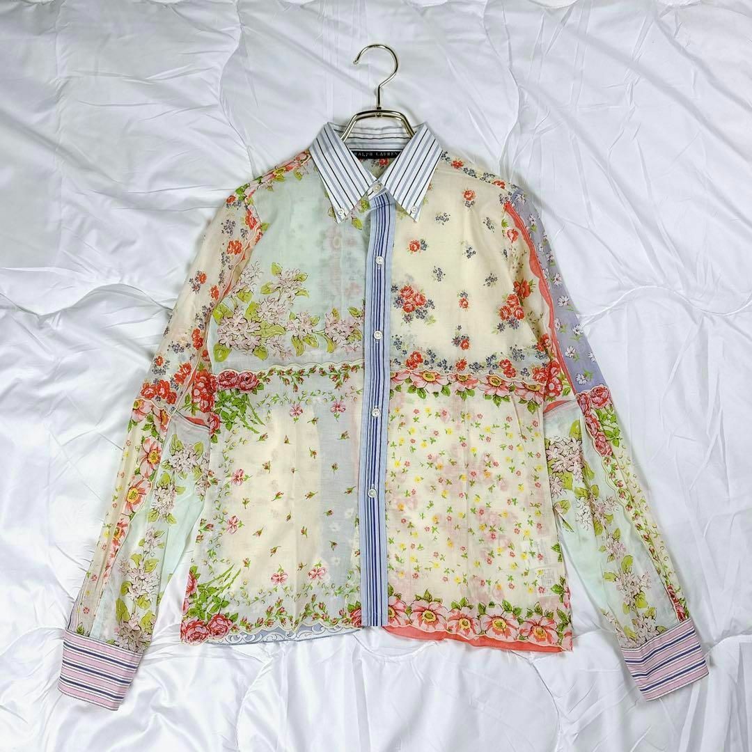 Ralph Lauren - 美品✨ ラルフローレン 小花柄パッチワーク 綿 Ralph Lauren - 美品✨ ラルフローレン 小花柄パッチワーク 綿