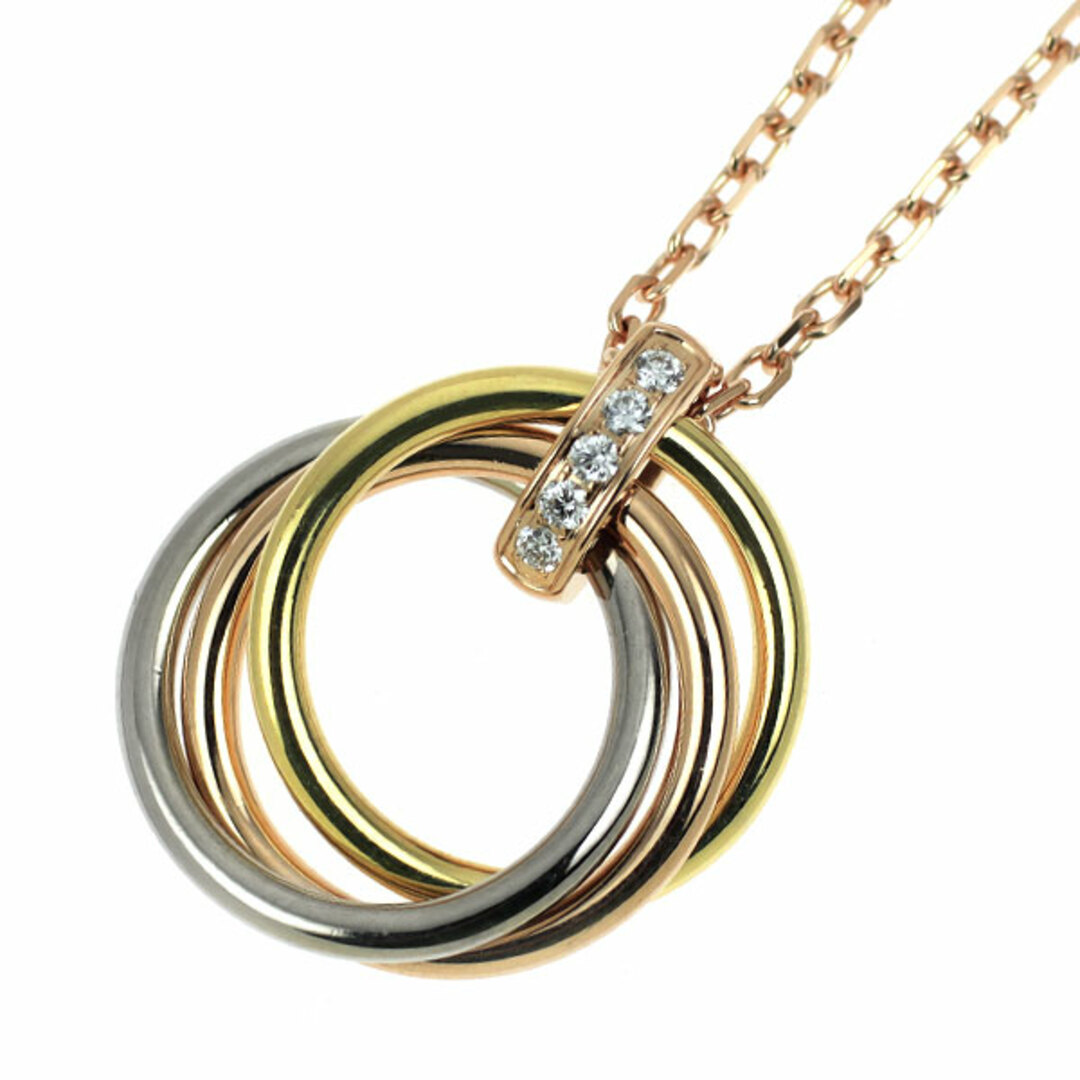 Cartier - カルティエ K18YG/WG/PG ダイヤモンド トリニティ Cartier - カルティエ K18YG/WG/PG ダイヤモンド トリニティ