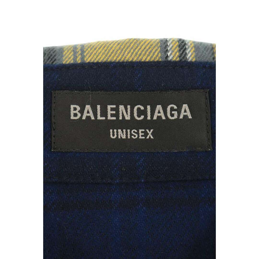 BALENCIAGA - バレンシアガ 720105 TNM27 フランネルチェック BALENCIAGA - バレンシアガ 720105 TNM27 フランネルチェック