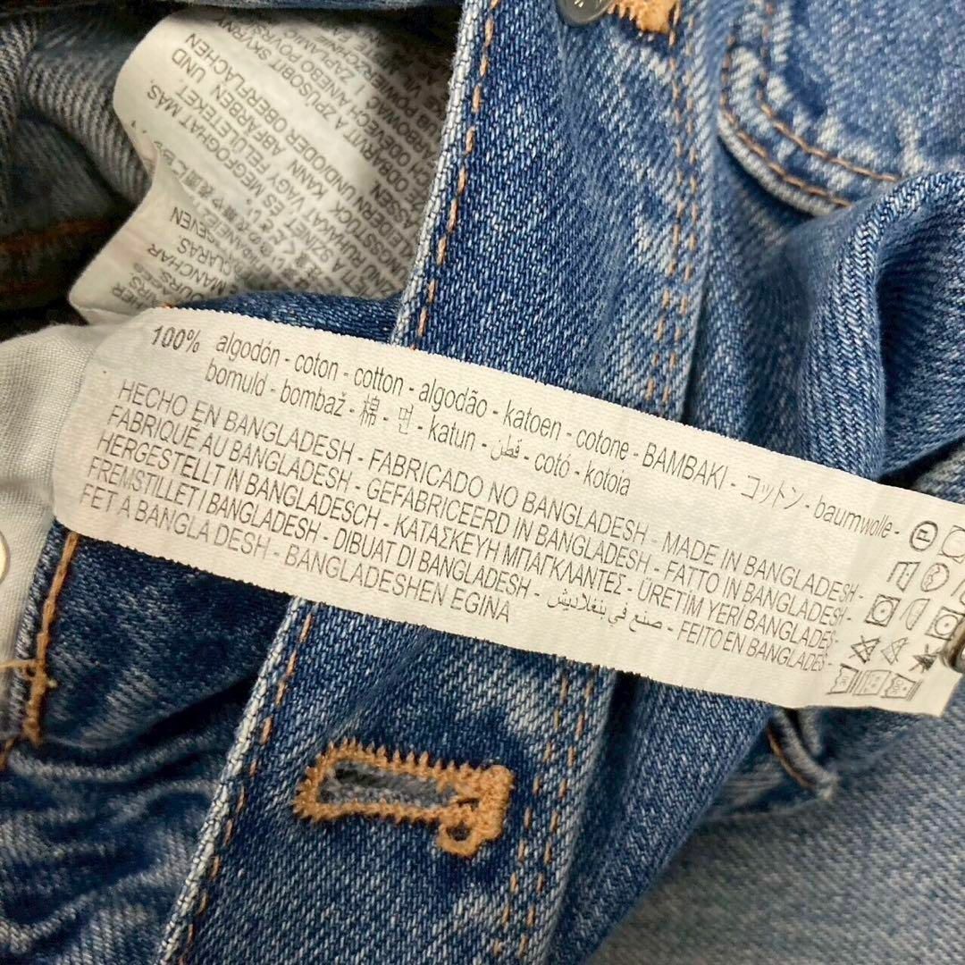 ZARA - ザラ デニムオールインワン ジャンプスーツ つなぎ M ZARA - ザラ デニムオールインワン ジャンプスーツ つなぎ M