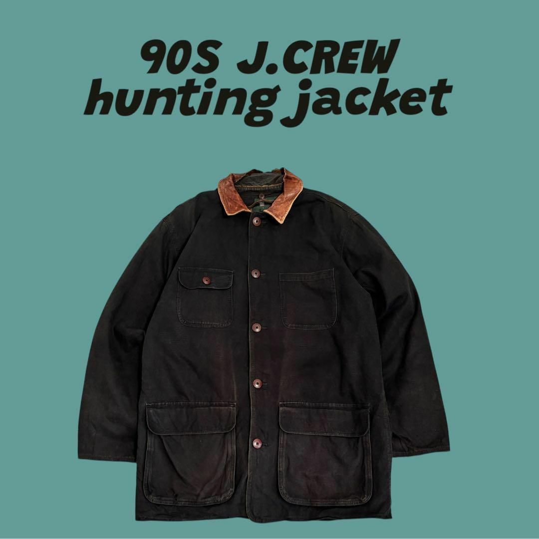 J.Crew - 古着 90s J.CREW 巨人タグ ハンティングジャケット J.Crew - 古着 90s J.CREW 巨人タグ ハンティングジャケット