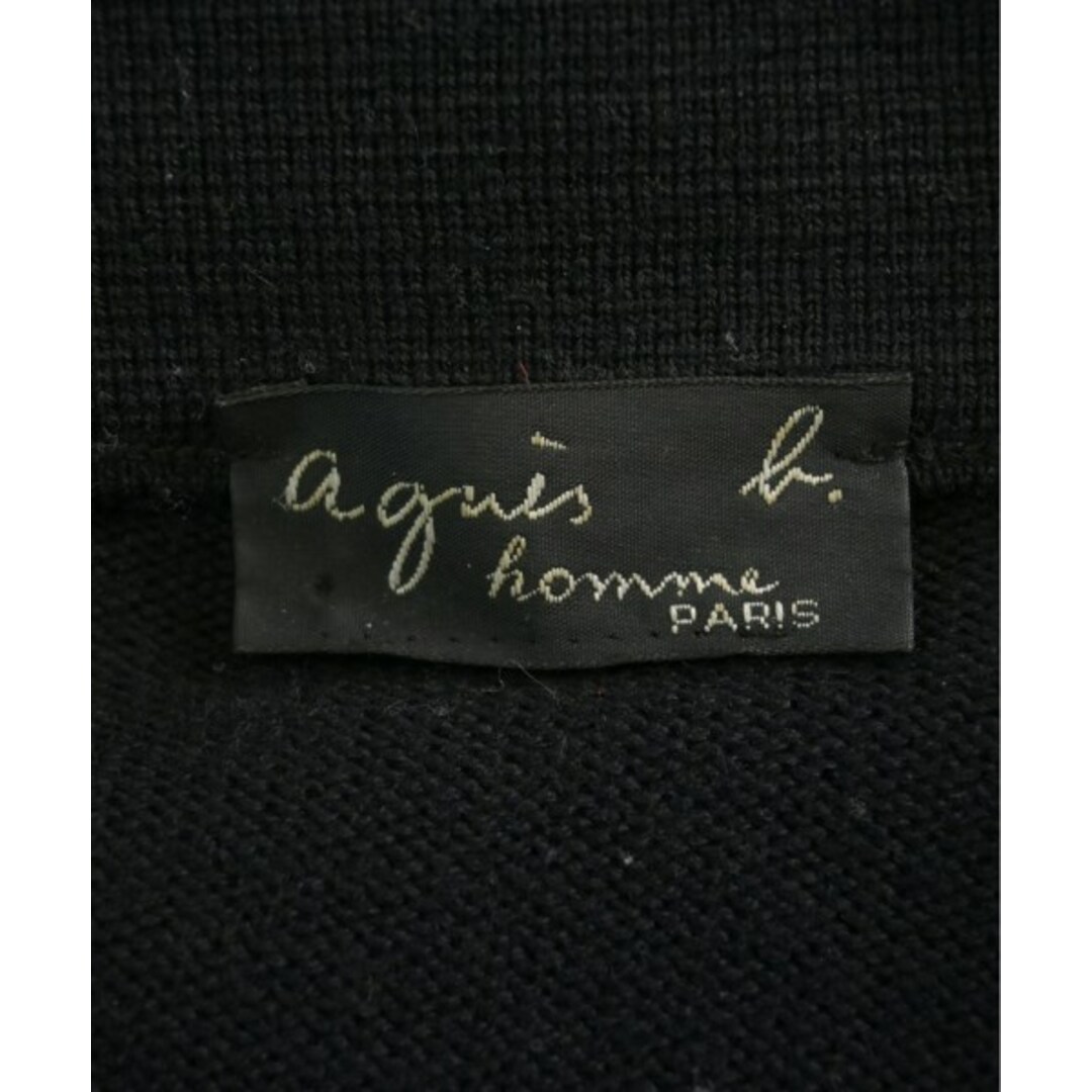 Agnes b. homme アニエスベーオム ニット・セーター -(S位) 黒 Agnes b. homme アニエスベーオム ニット・セーター -(S位) 黒