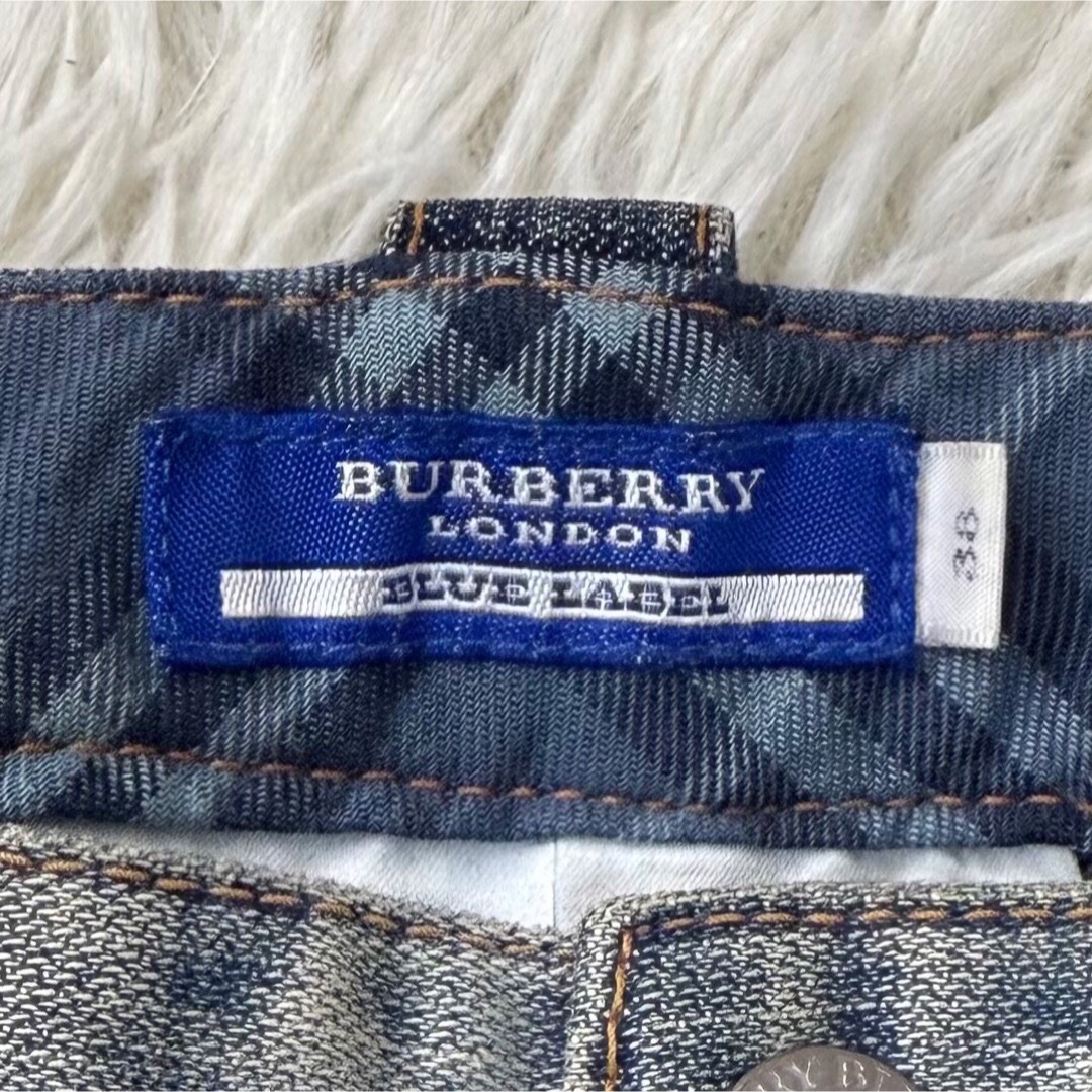 BURBERRY - 希少♡Y2K♡BURBERRY バーバリー ダメージ ビジュー BURBERRY - 希少♡Y2K♡BURBERRY バーバリー ダメージ ビジュー