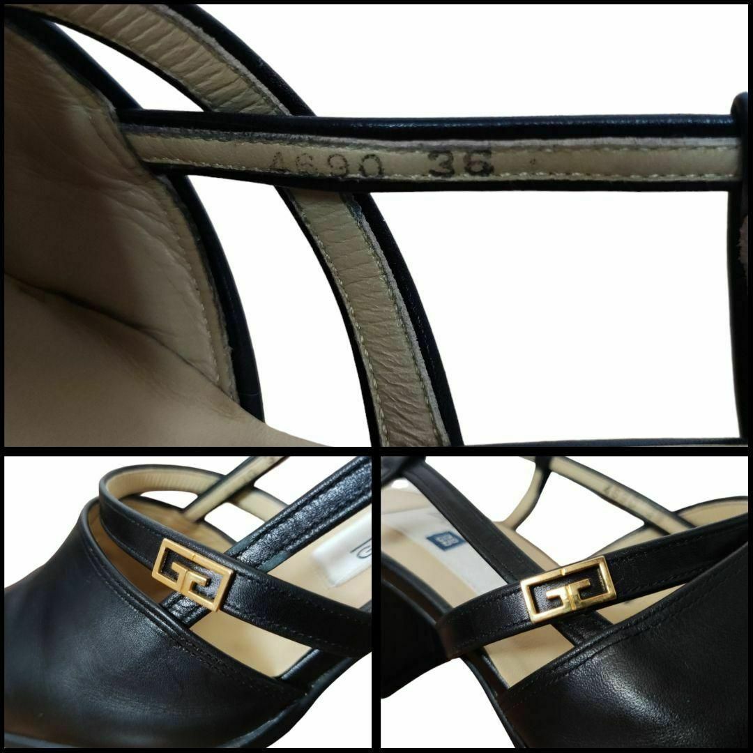 GIVENCHY - ☆美品☆ GIVENCHY ジバンシー スクエアトゥ バック GIVENCHY - ☆美品☆ GIVENCHY ジバンシー スクエアトゥ バック