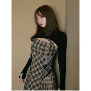 Ameri VINTAGE - Ameri und velour off shoulder dressの通販 by Ameri VINTAGE - Ameri und velour off shoulder dressの通販 by