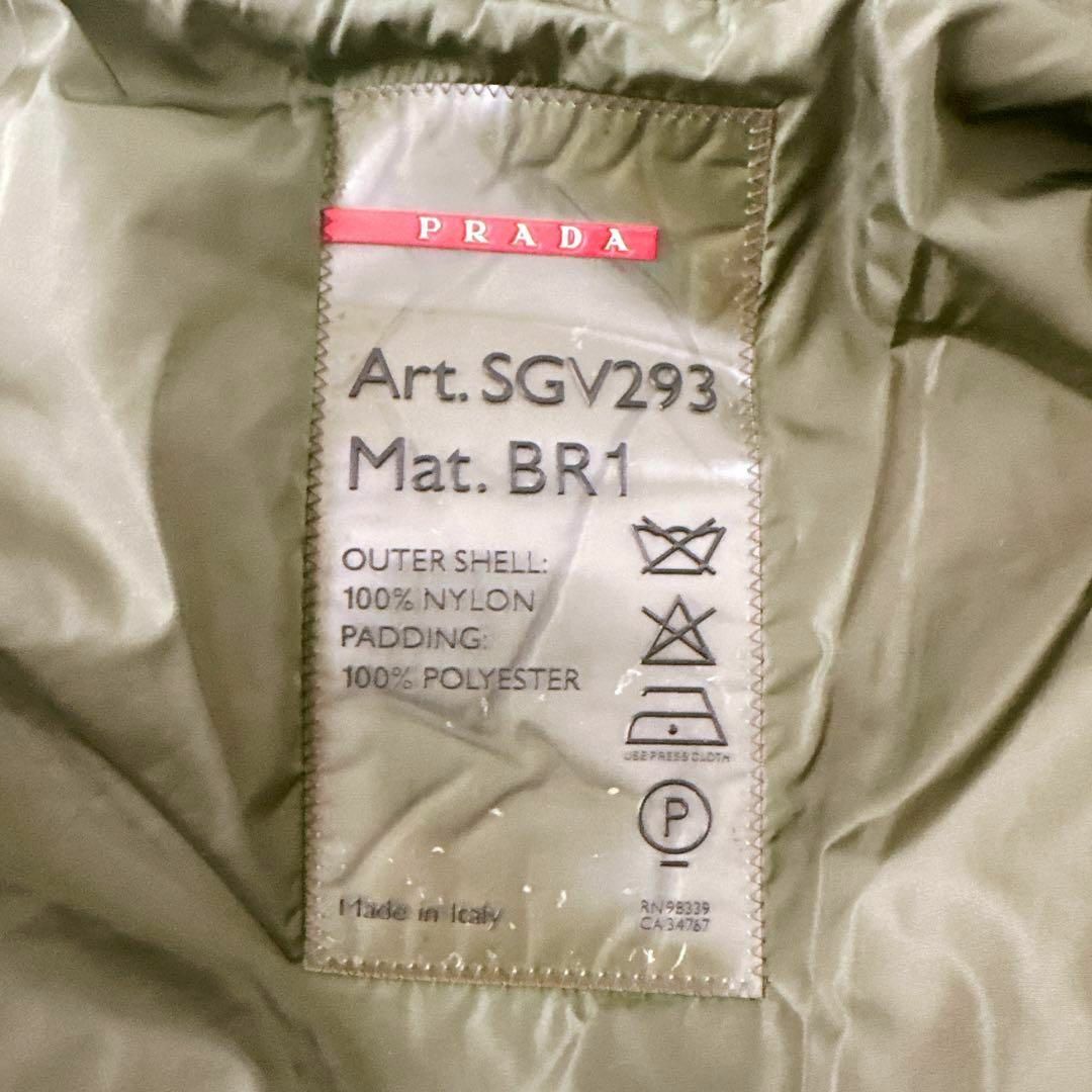 PRADA - 685 プラダスポーツ 中綿ジャケット カーキ 52の通販 by PRADA - 685 プラダスポーツ 中綿ジャケット カーキ 52の通販 by