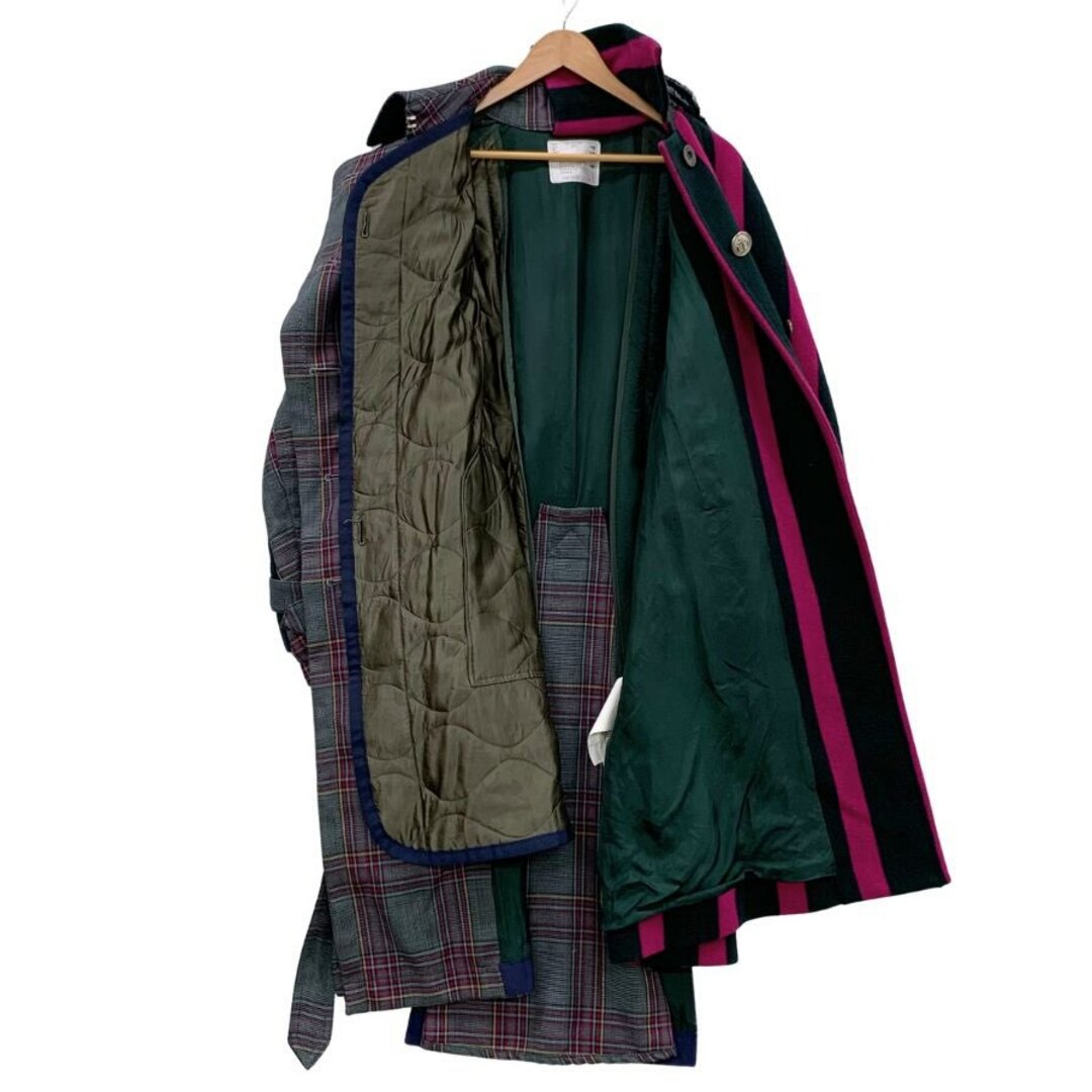 sacai - サカイ 18年製 異素材ドッキングロングコート sacai - サカイ 18年製 異素材ドッキングロングコート