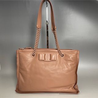 Salvatore Ferragamo - フェラガモ 極美品VIVABOW チェーン Salvatore Ferragamo - フェラガモ 極美品VIVABOW チェーン
