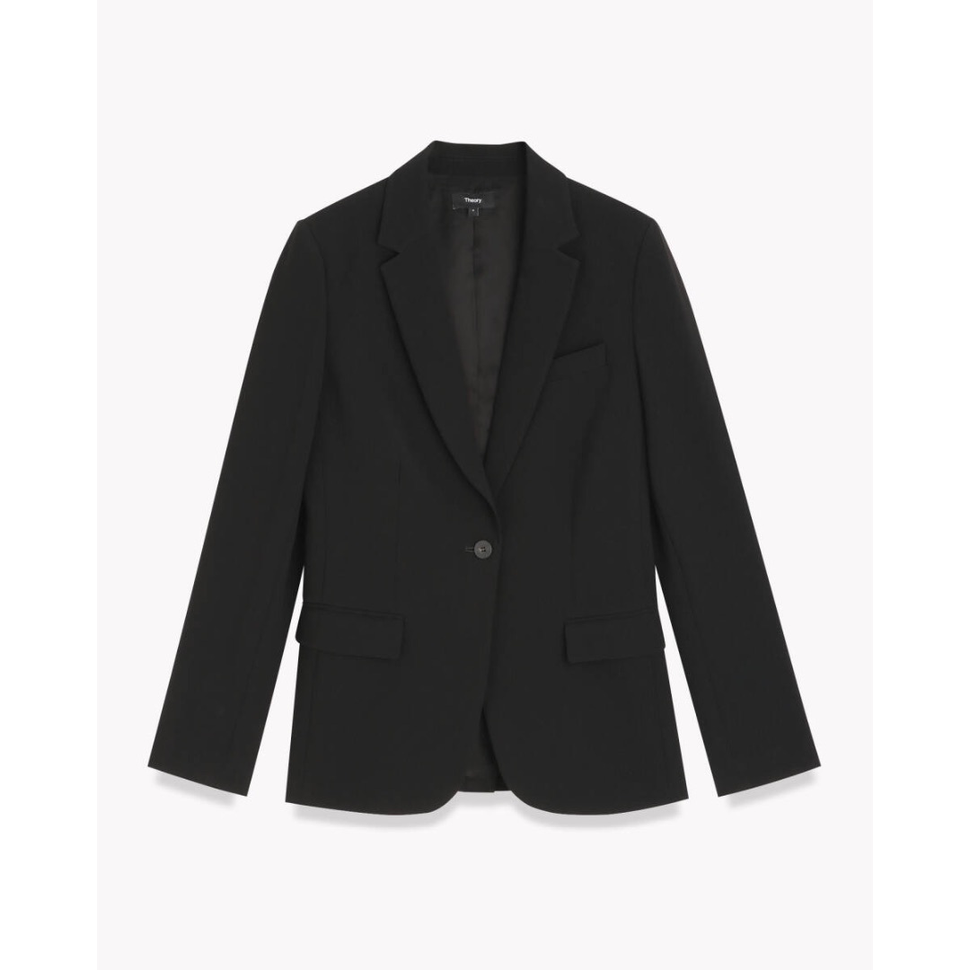 Theory - theory テーラードジャケット×ワンピース スーツ 黒 の Theory - theory テーラードジャケット×ワンピース スーツ 黒 の