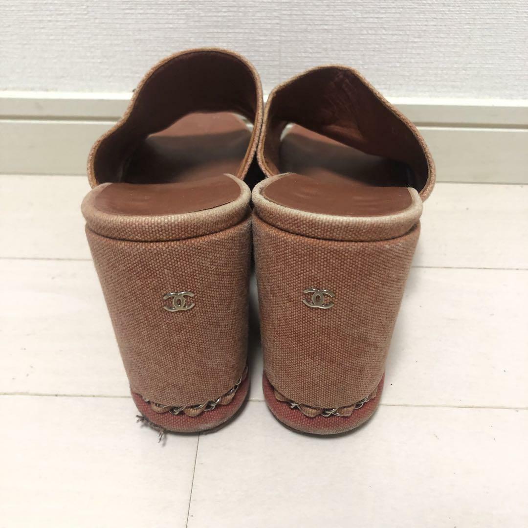 CHANEL - CHANEL ◇ シャネル サンダル ウェッジソール 厚底 CHANEL - CHANEL ◇ シャネル サンダル ウェッジソール 厚底
