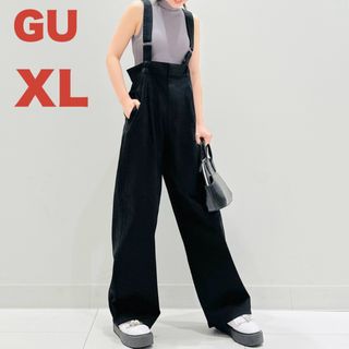 GU(サロペット/オーバーオール ・ ブラック/黒色系)のフリマ GU(サロペット/オーバーオール ・ ブラック/黒色系)のフリマ