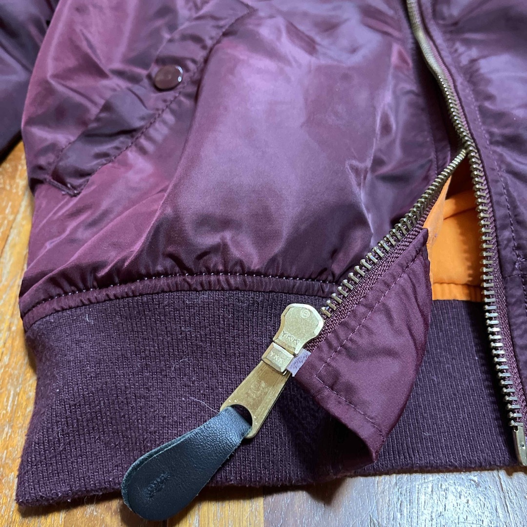 Supreme - supreme MA-1フライトジャケットSサイズ ボルドー中古 Supreme - supreme MA-1フライトジャケットSサイズ ボルドー中古
