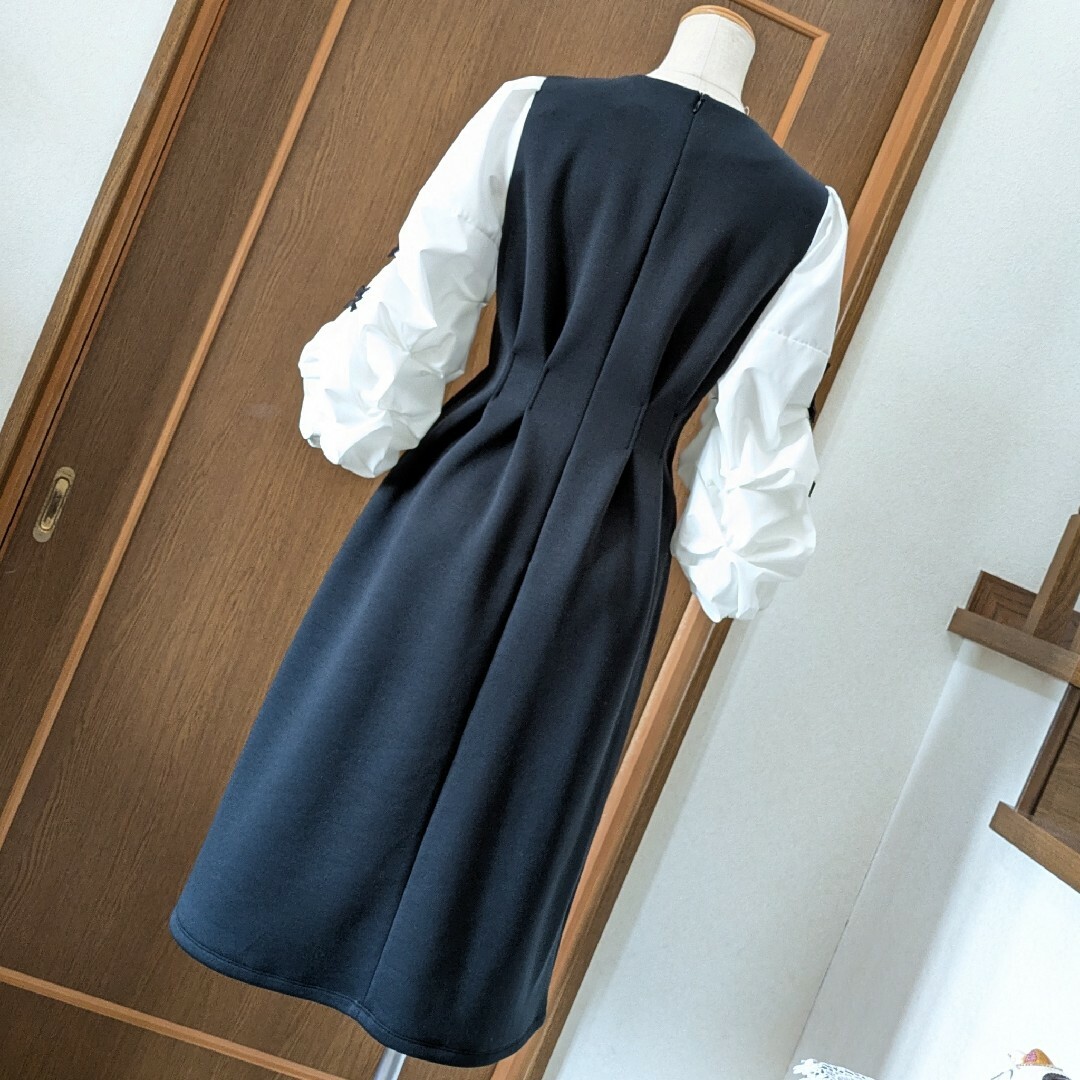 M'S GRACY - 新品エムズグレイシー36ワンピース2024黒×白リボン M'S GRACY - 新品エムズグレイシー36ワンピース2024黒×白リボン