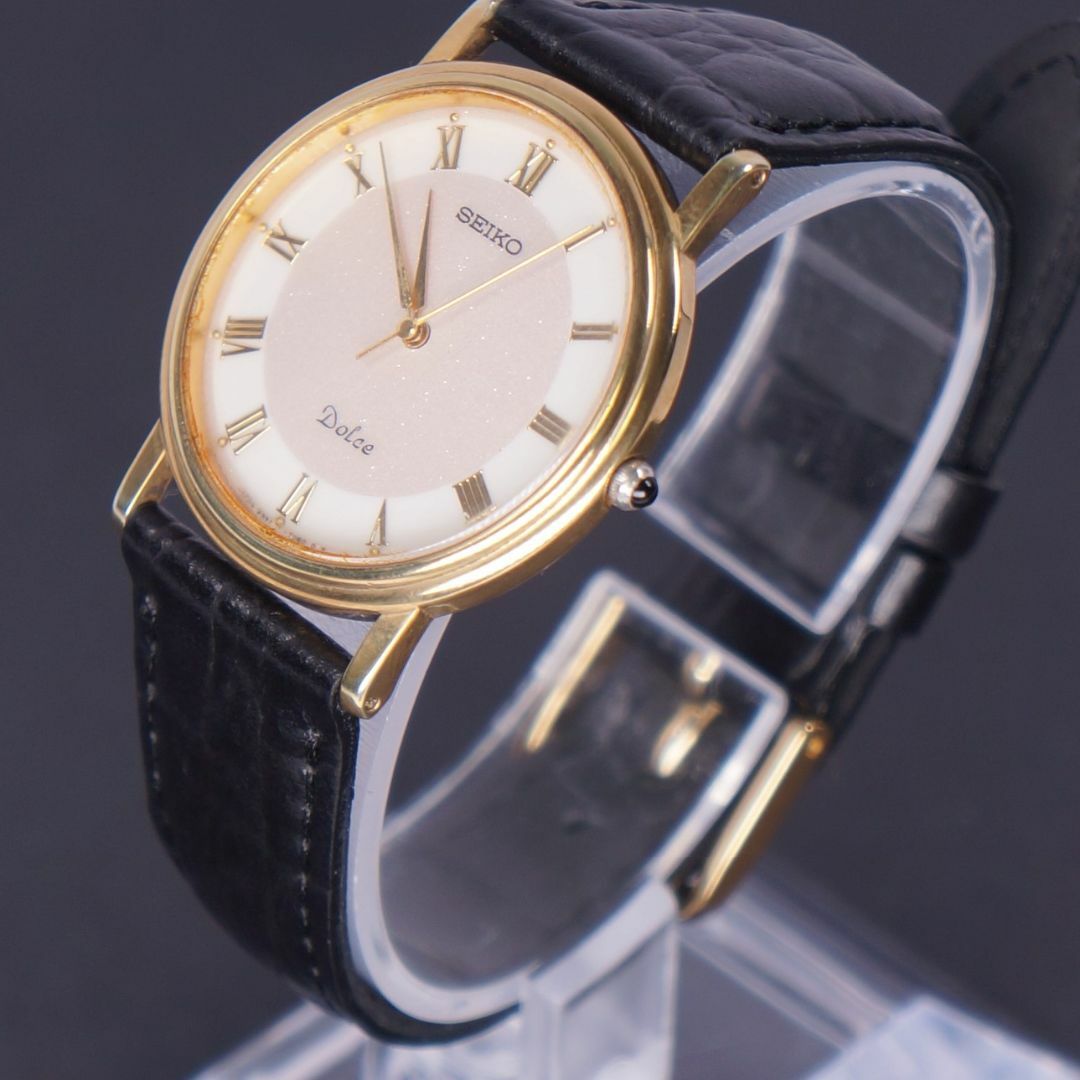 SEIKO - 【稼働美品】SEIKO DOLCE SGP30 新品ベルト 電池交換済 SEIKO - 【稼働美品】SEIKO DOLCE SGP30 新品ベルト 電池交換済
