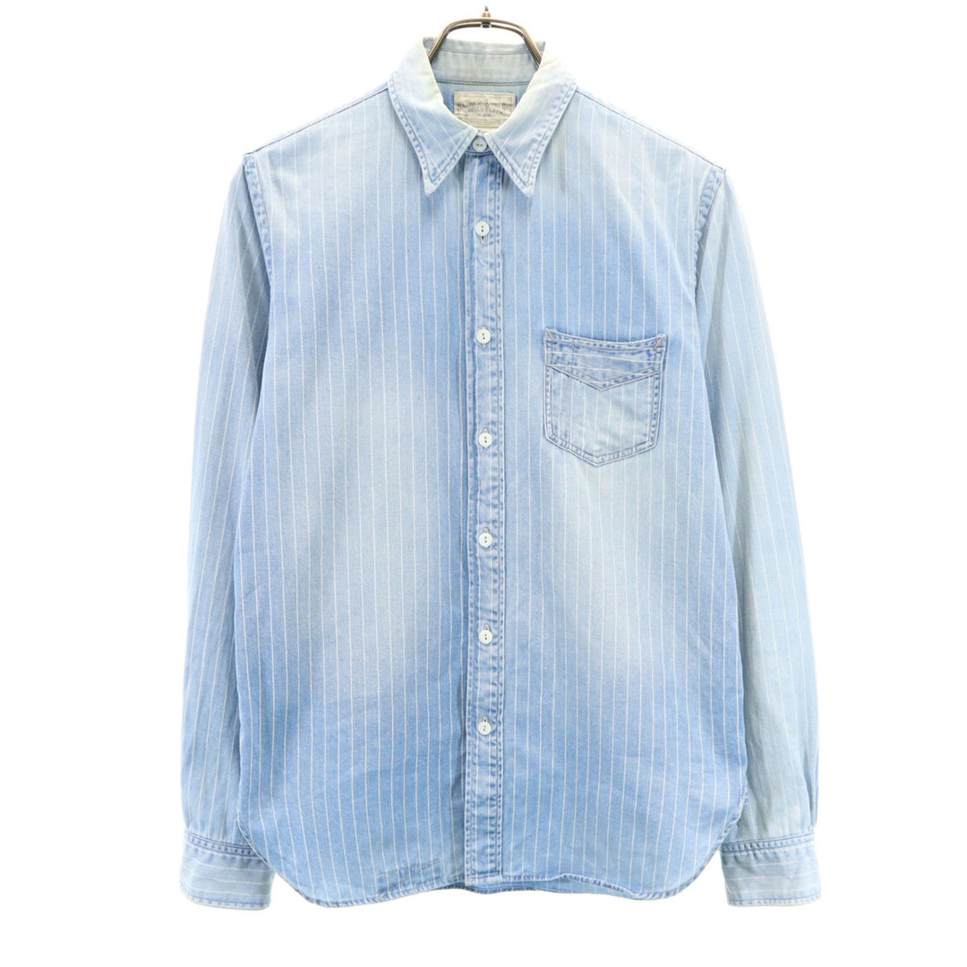 RRL - 古着 ダブルアールエル RRL ストライプ柄 長袖 ダンガリー RRL - 古着 ダブルアールエル RRL ストライプ柄 長袖 ダンガリー