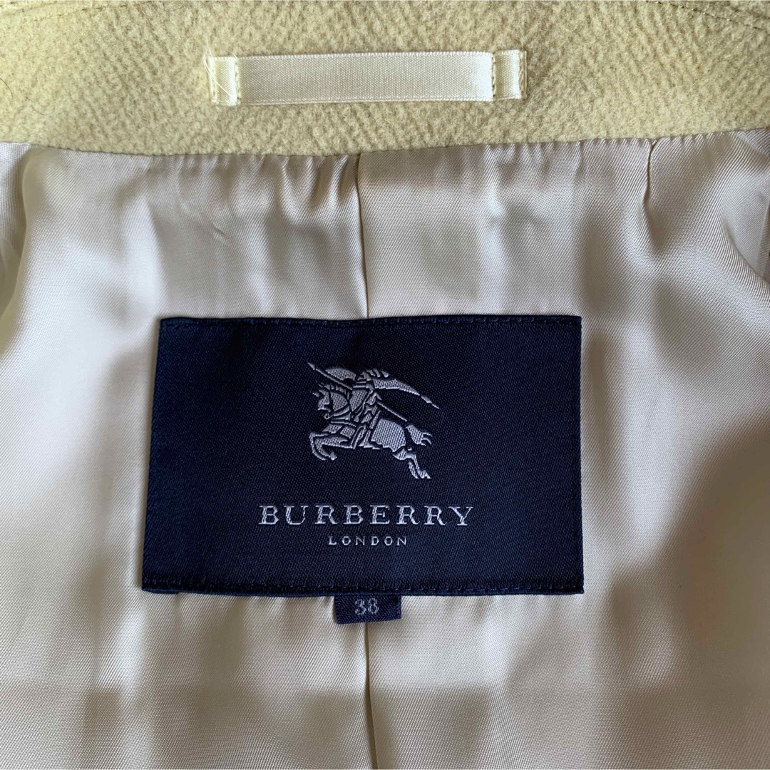 BURBERRY LONDON バーバリーロンドン ピーコート レモンイエロー BURBERRY LONDON バーバリーロンドン ピーコート レモンイエロー