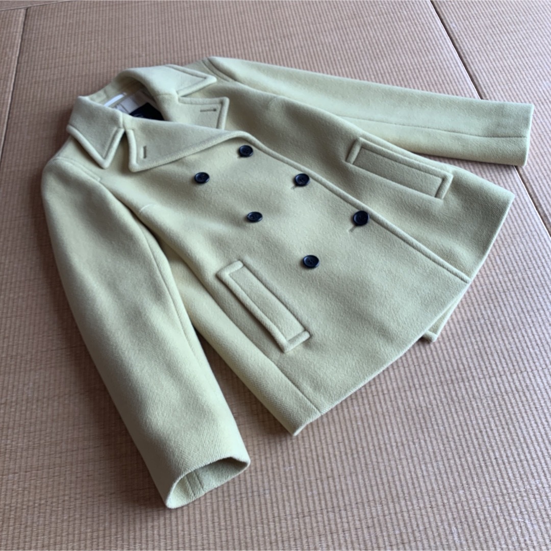 BURBERRY LONDON バーバリーロンドン ピーコート レモンイエロー BURBERRY LONDON バーバリーロンドン ピーコート レモンイエロー