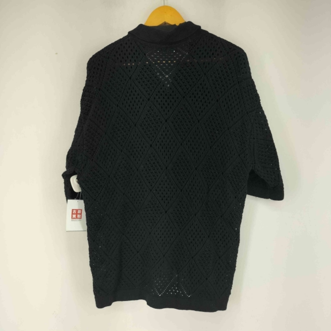 ZARA - ZARA(ザラ) クロシェニットポロ メンズ トップス ニット ZARA - ZARA(ザラ) クロシェニットポロ メンズ トップス ニット