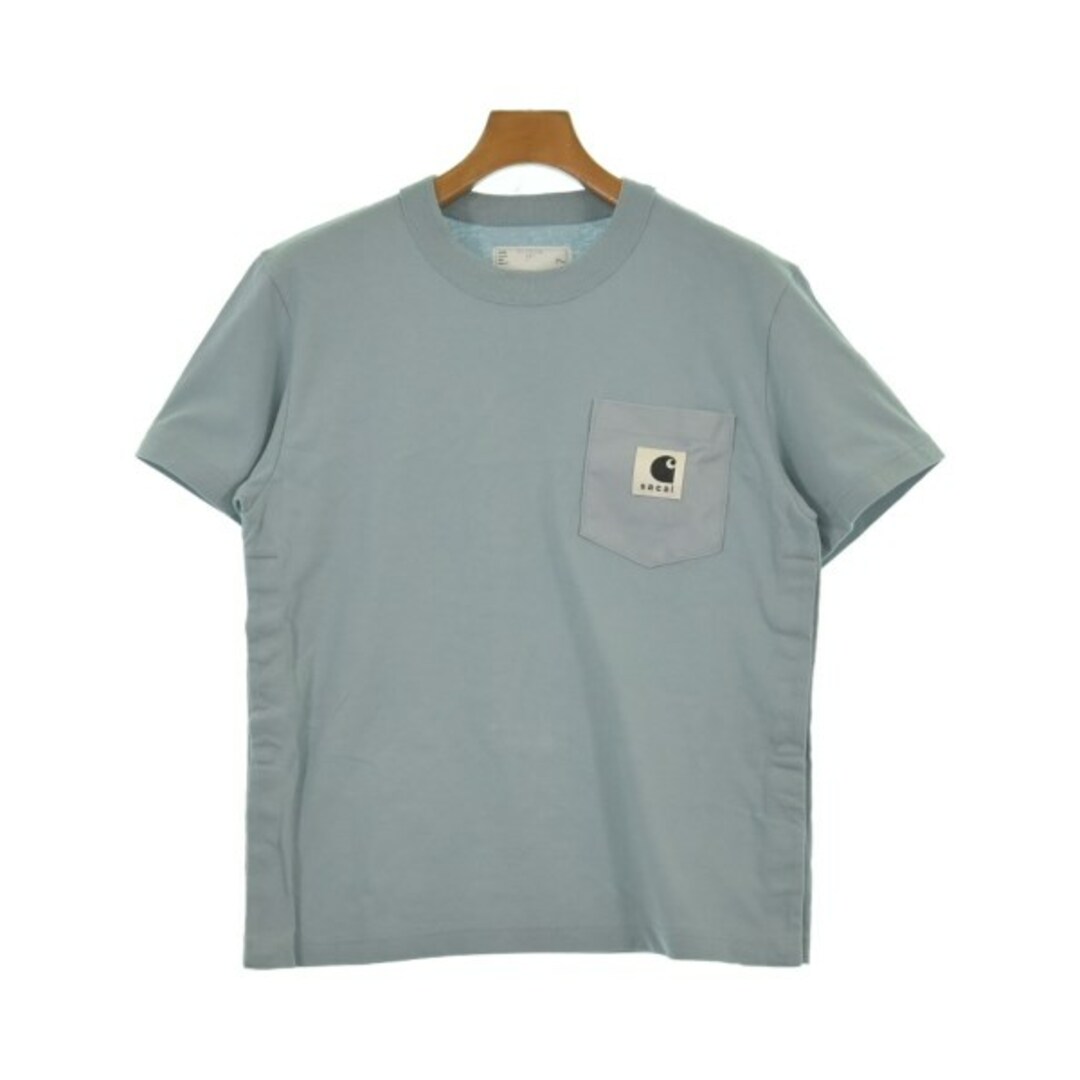 sacai - sacai サカイ Tシャツ・カットソー 1(S位) 水色 【古着 sacai - sacai サカイ Tシャツ・カットソー 1(S位) 水色 【古着