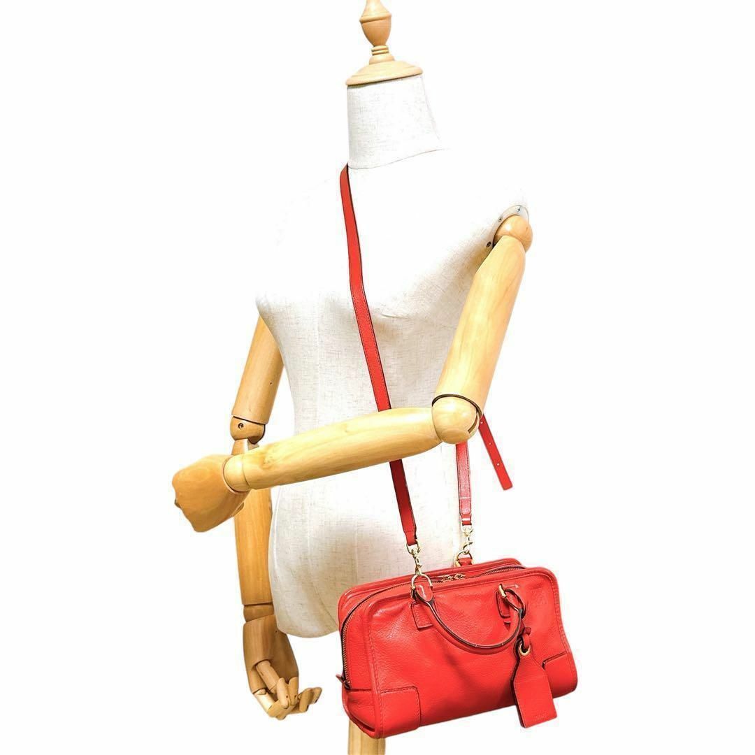 LOEWE - ロエベ アマソナ23 2WAY ショルダー ミニボストンバッグ LOEWE - ロエベ アマソナ23 2WAY ショルダー ミニボストンバッグ