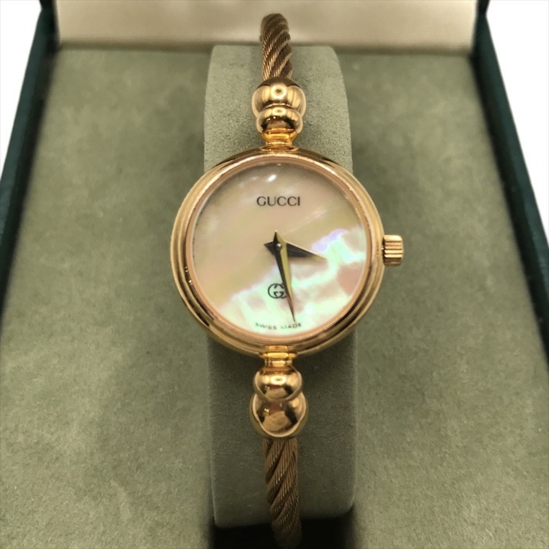GUCCI - 良品 GUCCI グッチ 2700.2.L クオーツ シェル文字盤 GUCCI - 良品 GUCCI グッチ 2700.2.L クオーツ シェル文字盤