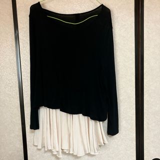 SNIDEL - 〈SNIDEL〉コットンライクラッフルカラーチュニックの SNIDEL - 〈SNIDEL〉コットンライクラッフルカラーチュニックの
