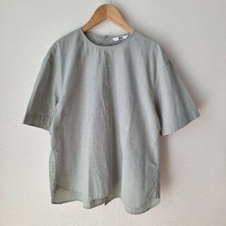 H.P.FRANCE - 【完売】Deco depuis 1985 ビッグカラー シャツ H.P.FRANCE - 【完売】Deco depuis 1985 ビッグカラー シャツ