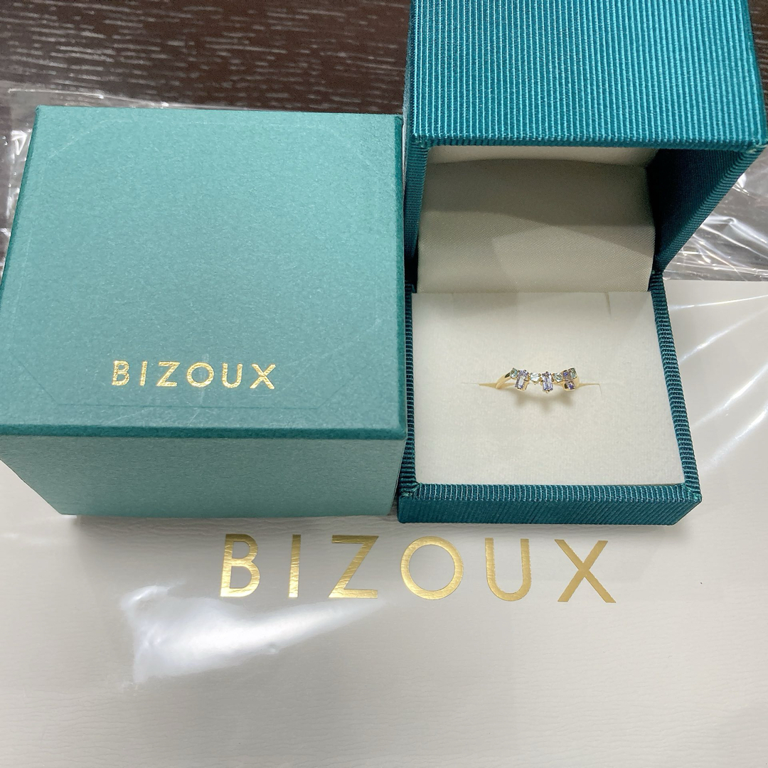 BIZOUX - タンザナイト×ライトアパタイト K18リング・グラース BIZOUX - タンザナイト×ライトアパタイト K18リング・グラース