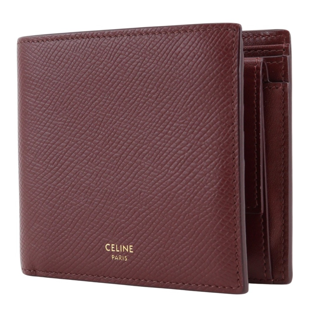 CELINE - 【CELINE】セリーヌ バイフォールドウォレット レザー CELINE - 【CELINE】セリーヌ バイフォールドウォレット レザー