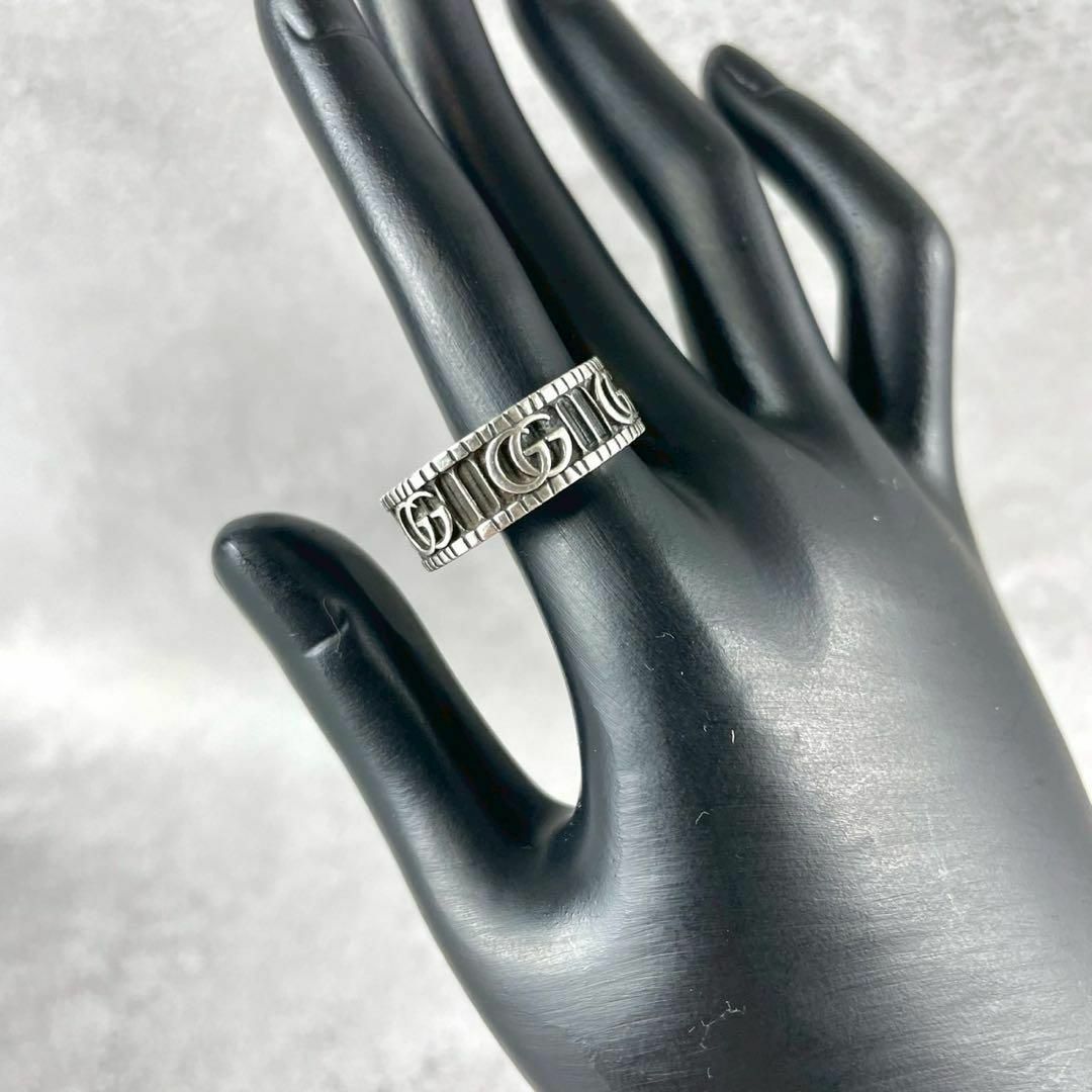 GUCCI - 極美品⭐️GUCCI マーモントGG リング シルバー GUCCI - 極美品⭐️GUCCI マーモントGG リング シルバー