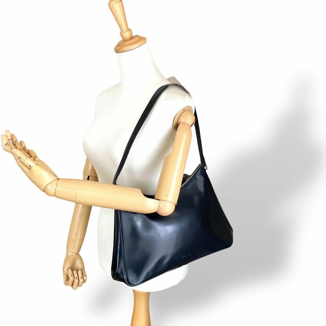 PRADA - PRADA ONE SHOULDER BAG LEATHER Black y2kの通販 by PRADA - PRADA ONE SHOULDER BAG LEATHER Black y2kの通販 by
