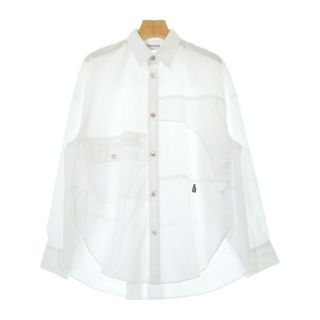 美品 OHGA オーガ 長袖 フロントフリル ノーカラーシャツ OHGA 美品 OHGA オーガ 長袖 フロントフリル ノーカラーシャツ OHGA