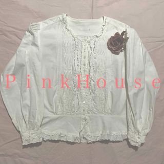 PINK HOUSE - ピンクハウス 2022 モノグラムロゴ刺繍入り PINK HOUSE - ピンクハウス 2022 モノグラムロゴ刺繍入り