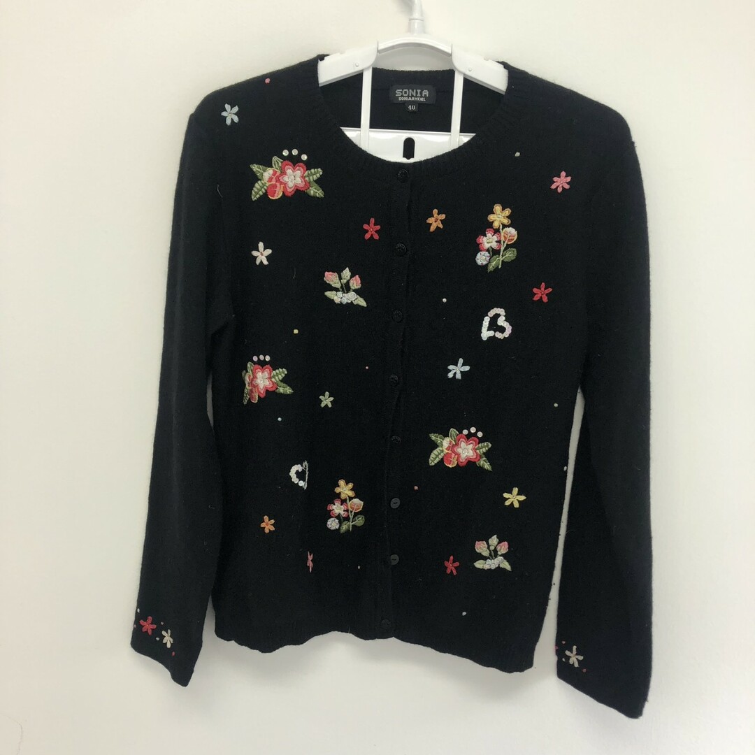 SONIA RYKIEL - 【SONIA】ソニアリキエル ニット 半袖ニット 総 SONIA RYKIEL - 【SONIA】ソニアリキエル ニット 半袖ニット 総