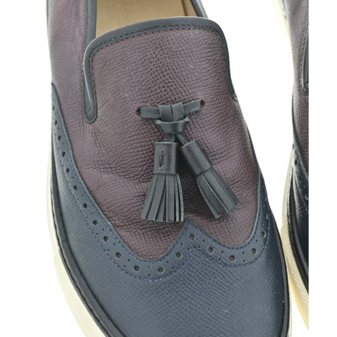 HERMES - HERMES エルメス スニーカー 39 1/2(24.5cm位) 茶x紺 HERMES - HERMES エルメス スニーカー 39 1/2(24.5cm位) 茶x紺